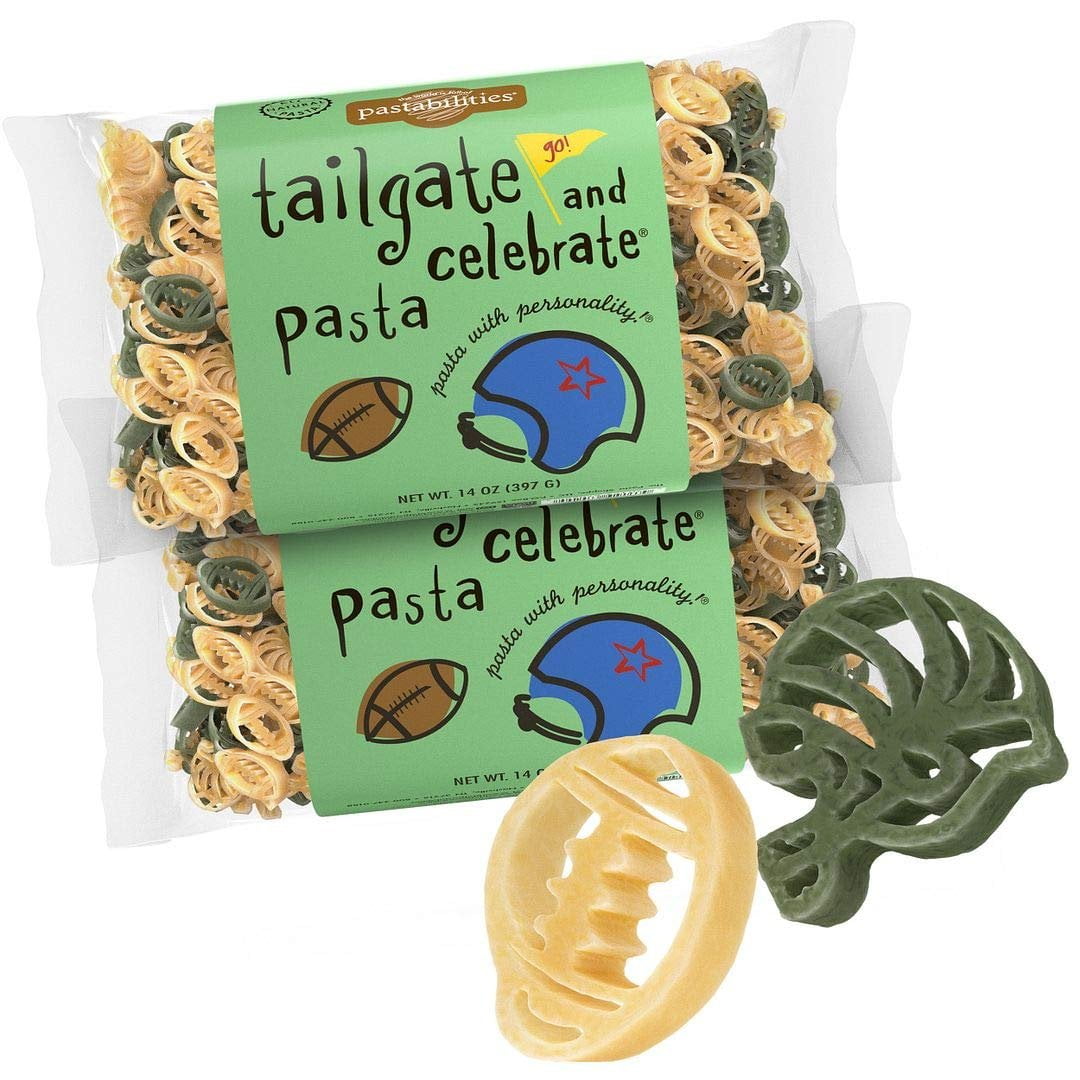 Pastabilities Tailgate Pasta, Fun Shaped Football & Helmet Noodles for ...