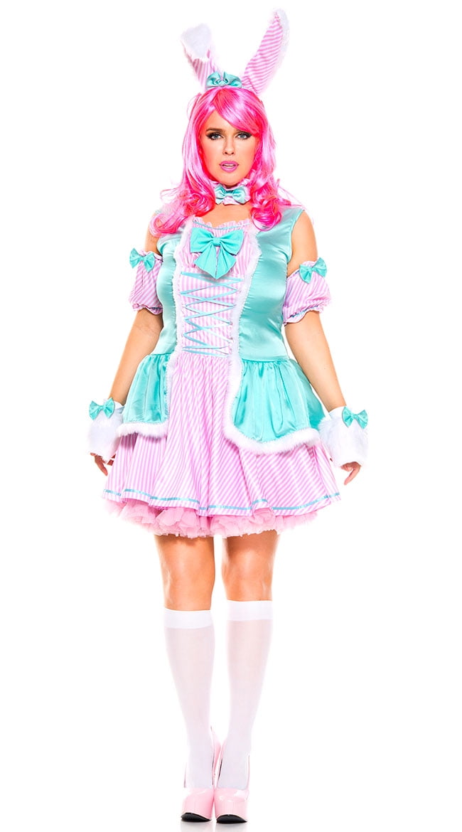 Plus Size Bunny Beauty Costume Plus Size Sexy Bunny Beauty Costume