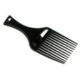static Afro Lifting Comb Wide Comb Oily Hair Black - Walmart.com