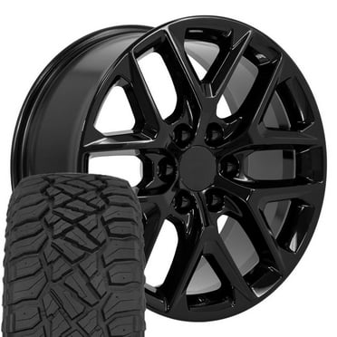 OE Wheels CV81 20 Inch Rims and Tires Fit Yukon Style 6x139.7 20x8.5 ...