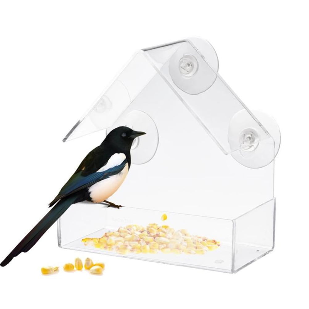 Click here for Estink Clear Glass Window Bird Feeding Clear Glass... prices
