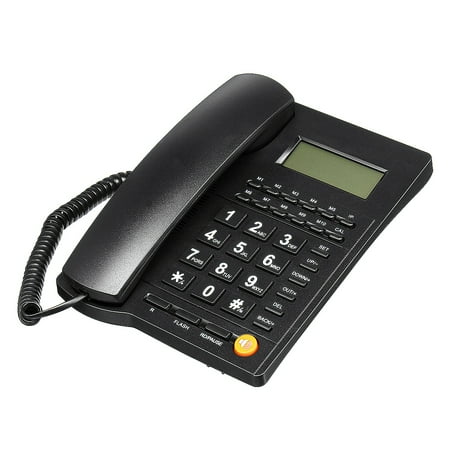 Traditional Corded Phone Telephone LCD Black Desktop Home Business ...