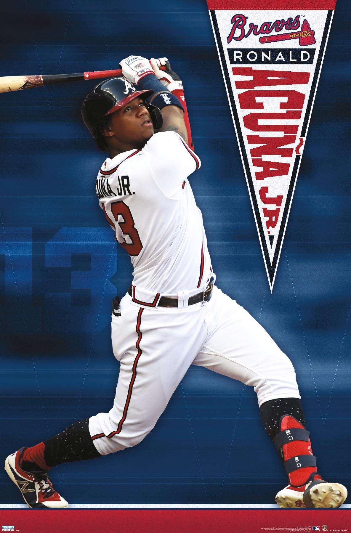 MLB Atlanta Braves - Ronald Acuña Jr 20 Wall Poster, 22.375" x 34 ...