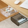 Zeiwohndc Simple Under Desk Storage Drawer Adhesive Mount Easy Install ...