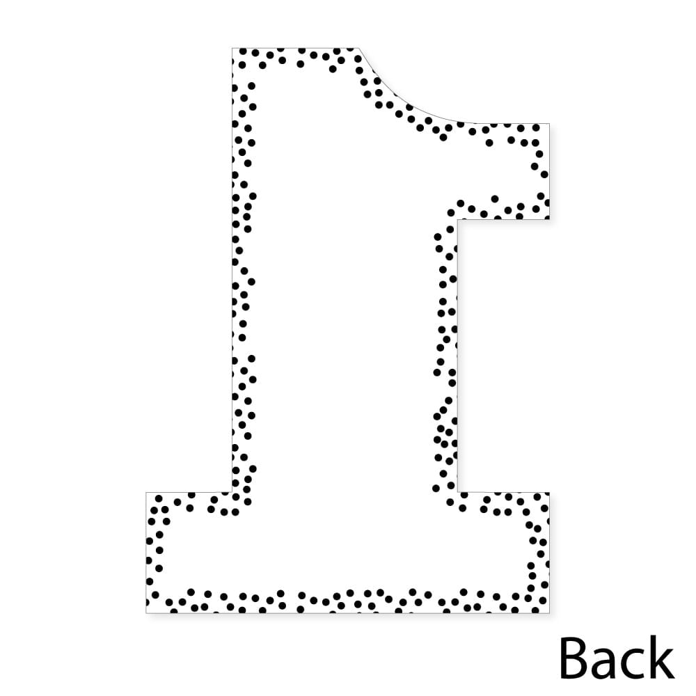 Number One Outline Printable