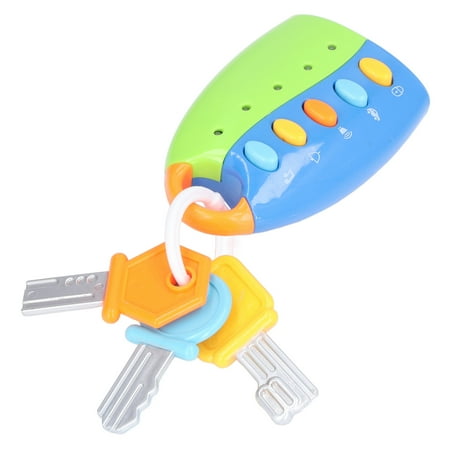 Toy Key Simulation Remote Car Key Toy With Light And Sound For 24 ...