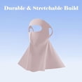 Breathable & Cooling Full Face Sun Mask with Neck Cover, UV Face Cover ...