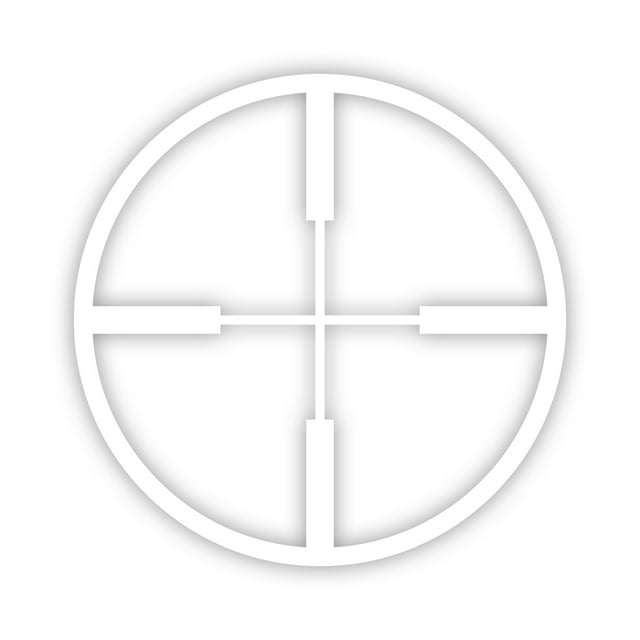 Crosshairs Sticker Decal Die Cut - Self Adhesive Vinyl - Weatherproof ...