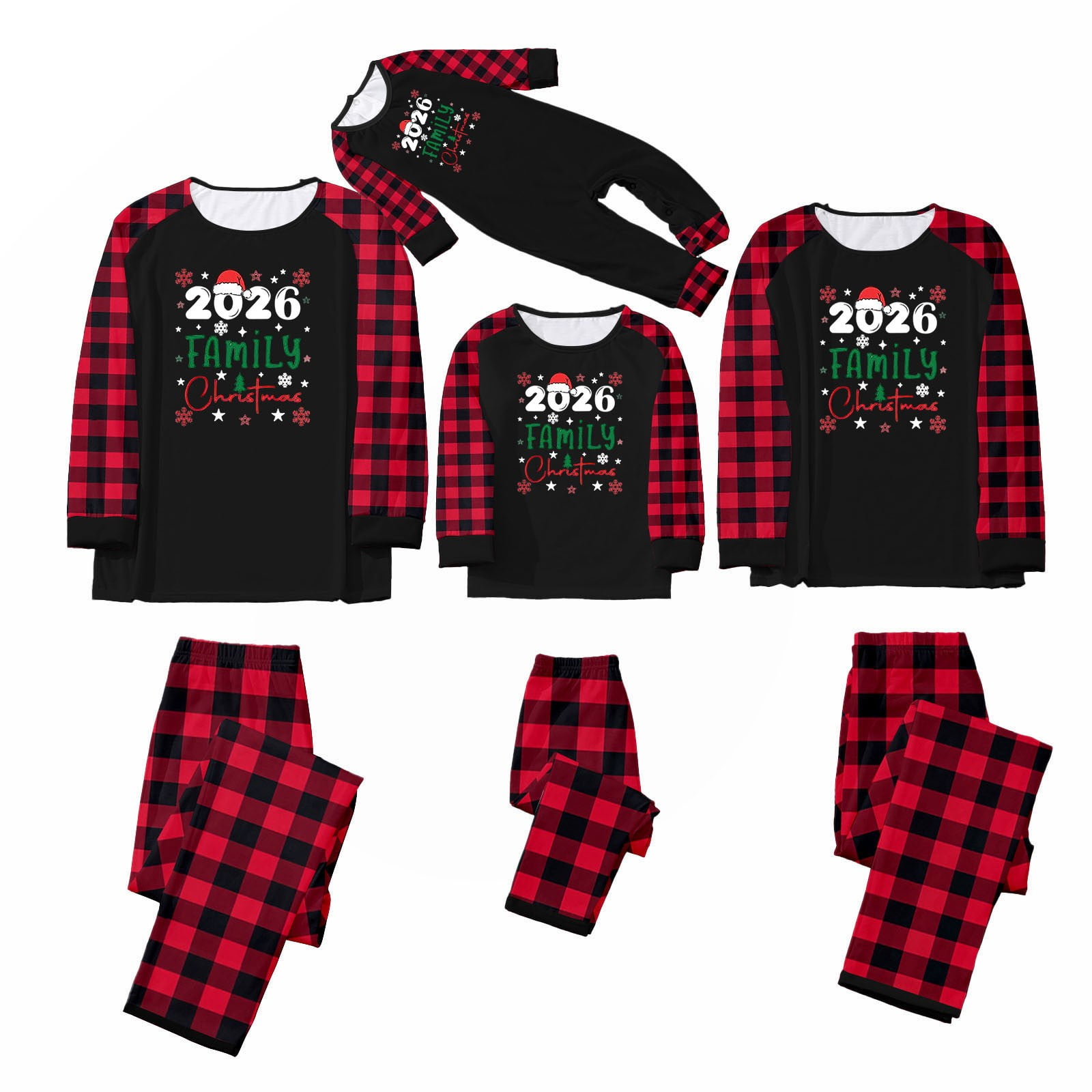 Click here for Zhanying Family Christmas Pajamas Matching Sets Pl... prices
