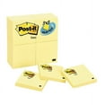 Post-It Sticky Notes 3"X3" 24/Pkg-Canary Yellow W/90 Sheets - Walmart.com