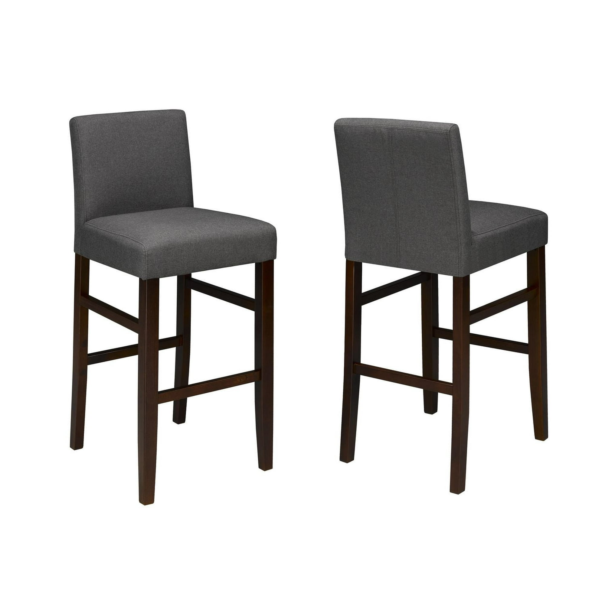 Click here for Brassex 24 Counter Stool  Set Of 2  Grey prices