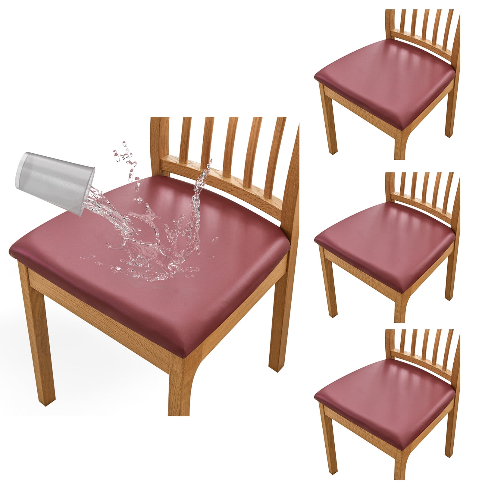 Click here for Muka 4pcs Waterproof Pu Leather Dining Chair Seat... prices