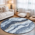 3ft Area Rug,Marble Texture Pattern Washable Large Rugs Soft Non-Slip ...