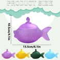 Fish Glass Storage Box C Cute Frosted Glass Candy Jar by Dusknt ...