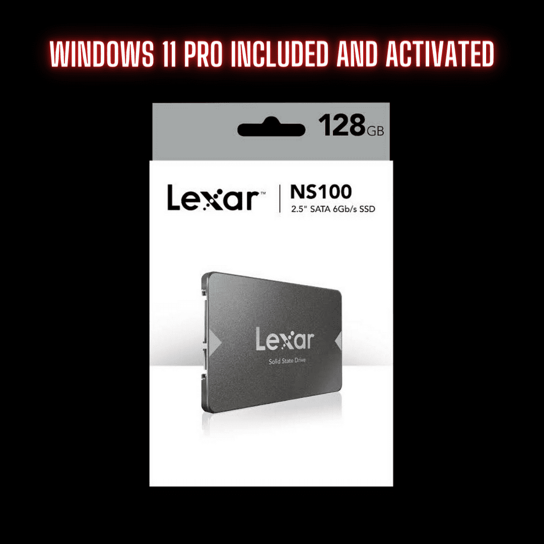 (Windows 11 Pro Installed and Activated) 128GB Lexar NS100 SSD ...