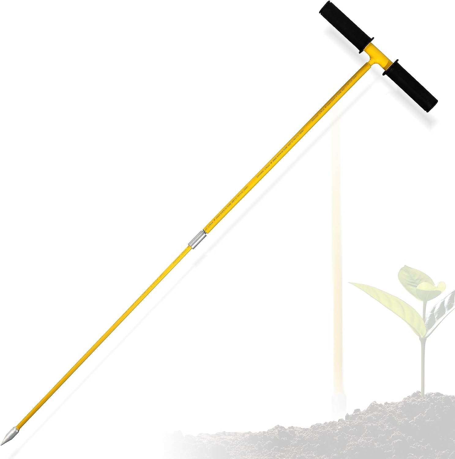 FEBTECH - Metal Soil Probe Rod - Insulated Septic Tank Probe - 48-Inch ...