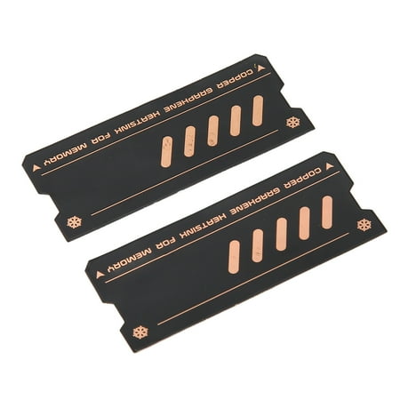 2 Pack Laptop Memory Heat Sink Pure Copper Cooling Sticker DDR4 DDR5 ...