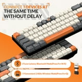 Magic-Refiner K68 60% Wireless Mechanical Keyboard, Bluetooth 5.0/2 ...