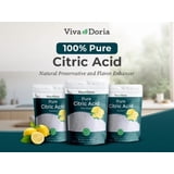 Viva Doria, Citric Acid Powder, 12 oz, Food Grade, Fine Grain - Walmart.com