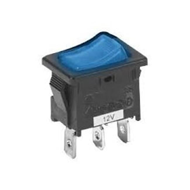 Pilot / Bully PL-SW12B Mini Rocker Switch With Blue Illumination ...