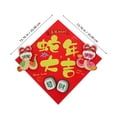 ETHZZLE Unique Red Chinese New Year Door Decals Featuring Snake Year ...