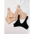The Meryl - Cotton Front-Closure Comfort & Sleep Bra - Walmart.com