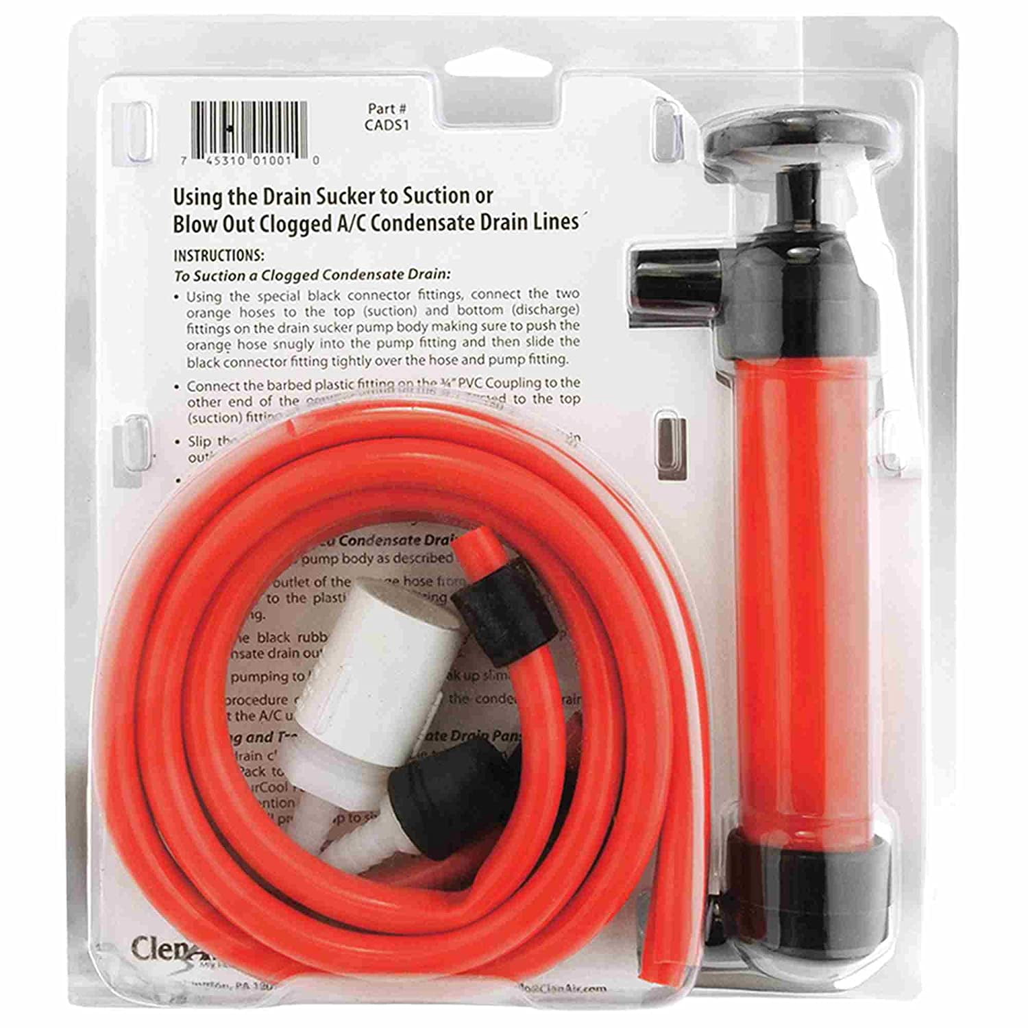 Nu-Calgon 61308 A/C Drain Sucker Kit - Walmart.com