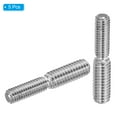 Uxcell M5*M6*30mm Double End Threaded Stud Screw Bolt, 5 Pack 304 ...
