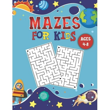 Mazes for kids ages 4-8: Awesome Mazes and Puzzles Activity Book for ...