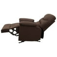 Acme Furniture Arcadia Contemporary Push Back Recliner in Chocolate ...