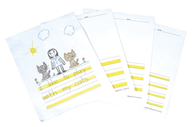 Abilitations Hi-Write Beginner Journal Paper, Level 2, 8-1/2 x 11 ...