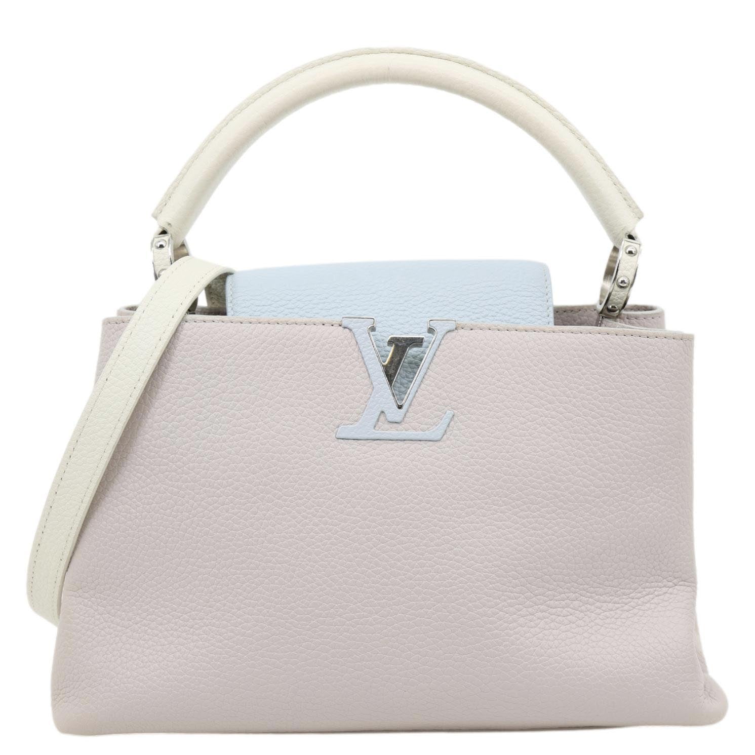 Pre-Owned Louis Vuitton Capucines PM Taurillon Leather Crossbody Bag ...
