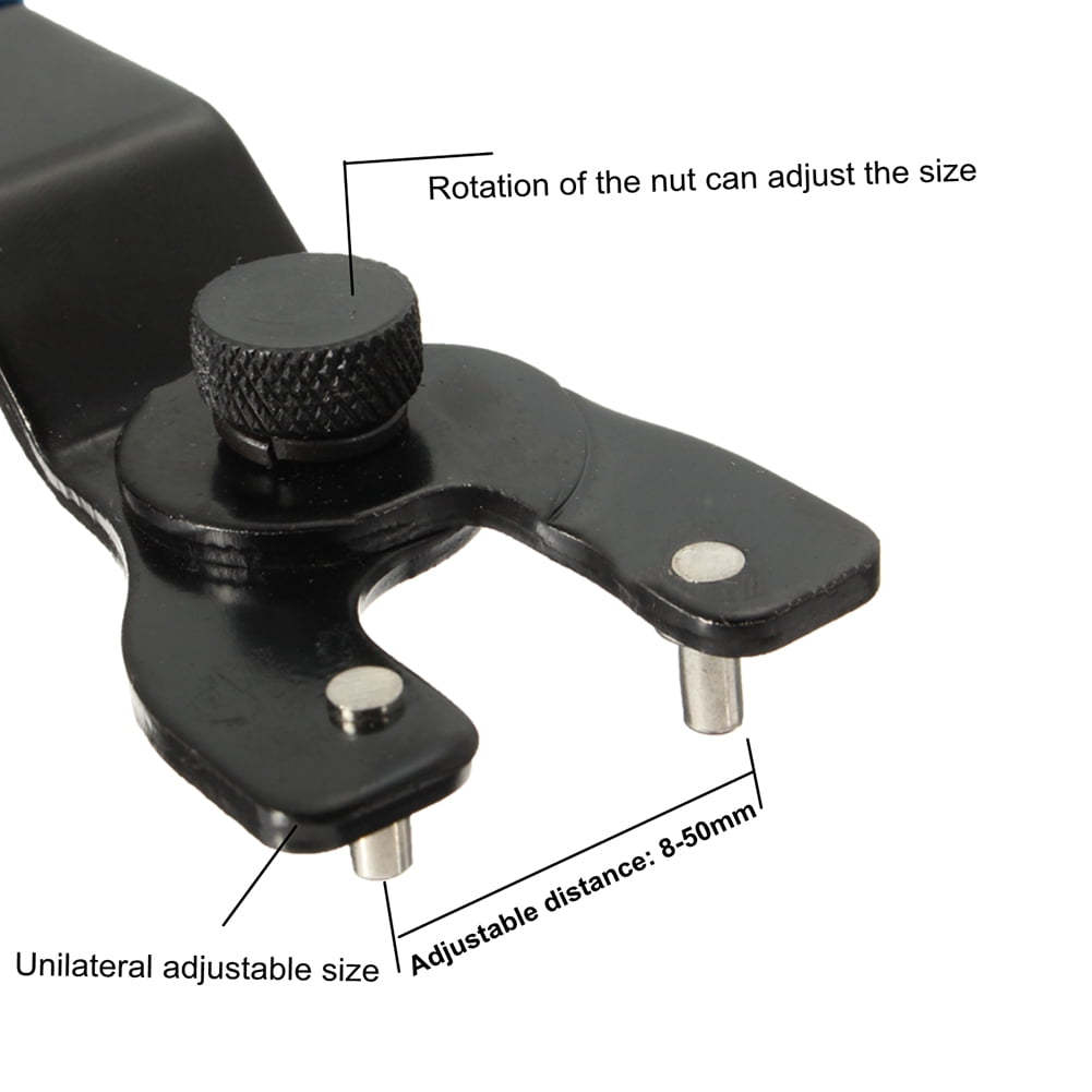 Adjustable Pin Spanner Wrench For Angle Grinder 8-50mm Hubs Arbors ...