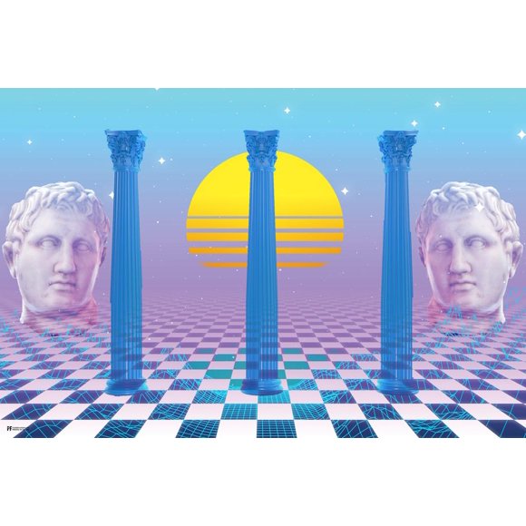 Vaporwave Aesthetic Room