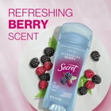 Secret Antiperspirant Deodorant Clear Gel Berry 3.4 oz, 48-Hour Odor ...