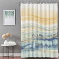 Bathroom Shower Curtain Modern Fluid Art Marble Texture Waterproof ...