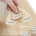 Benehair Thick Double Weft 100% Real Remy Human Hair Extensions Clip In ...