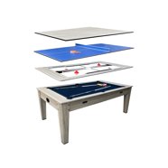 RACK Draco 7-Foot Tournament Billiard/Pool Table (Blue Felt with Black ...