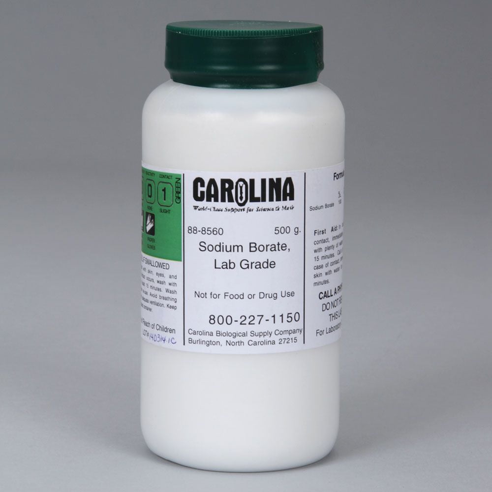 Sodium Borate, Decahydrate, Laboratory Grade, 500 G - Walmart.com