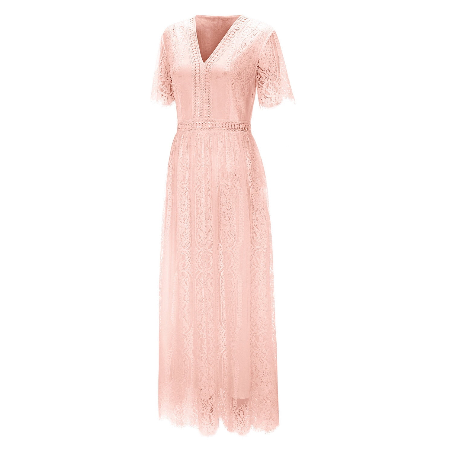 Click here for Kawell Womens 2023 V Neck Floral Embroidered Lace... prices