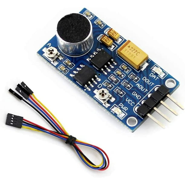 Treedix LM386 Sound Sensor Module Kit with Dupont Line Audio Integrated ...