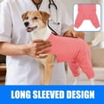 Adjustable Dog Surgical Recovery Suit Leg Sleeves Prevents Licking ...
