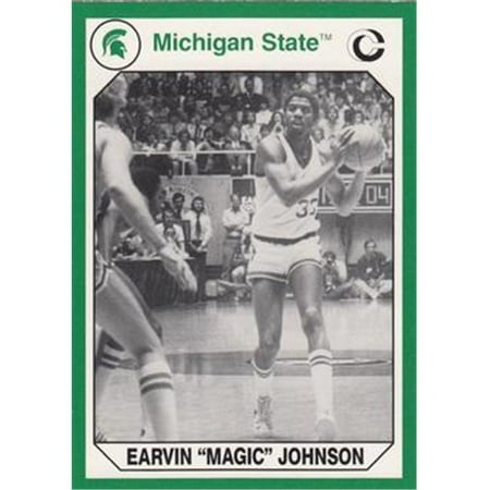 Earvin Magic Johnson Basketball Card Michigan State 1990 Collegiate Collection No. 189 - Walmart.ca