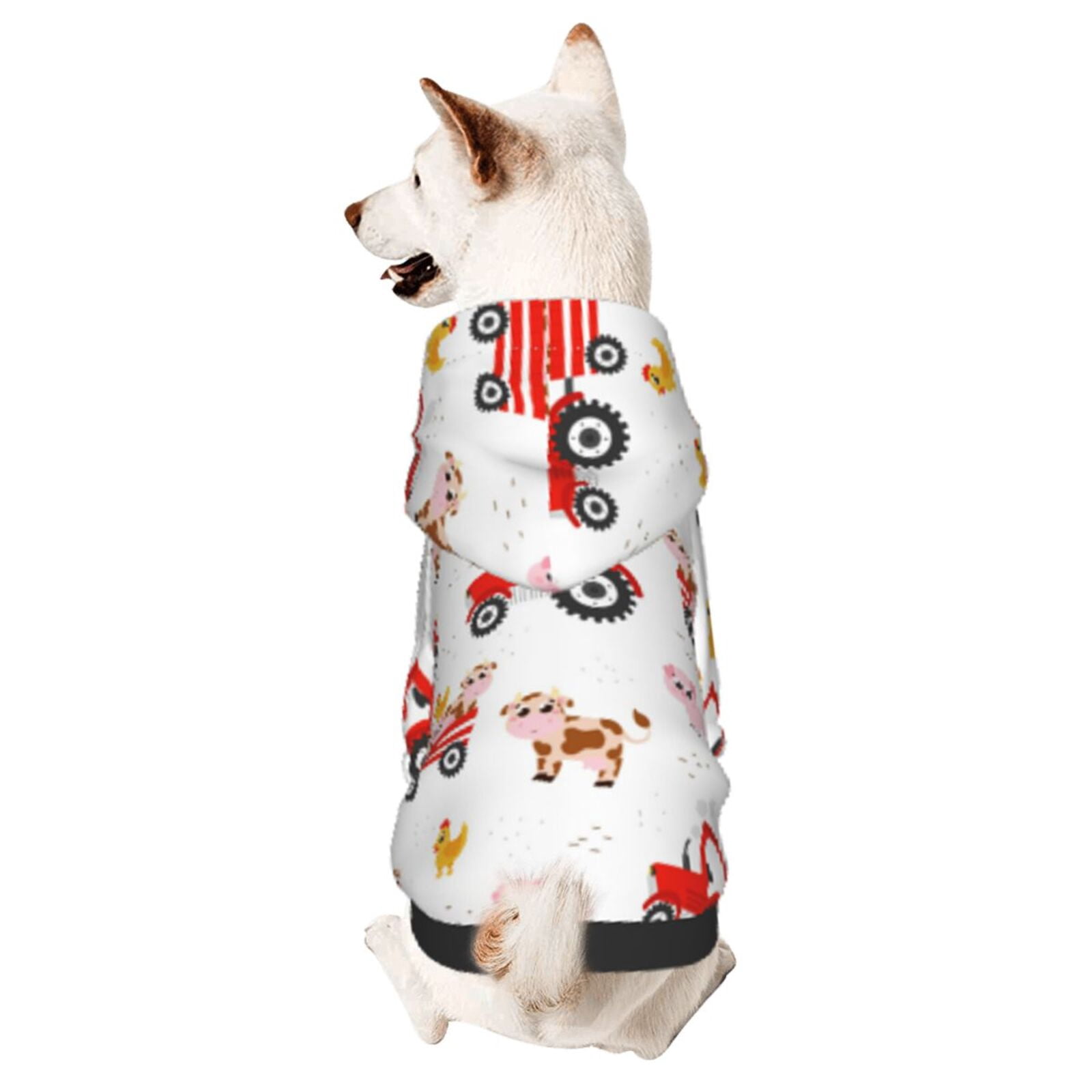 Balery Tractor With Farm Animals Sudadera con Capucha para Perros ...