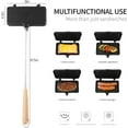 Double Pie Iron Campfire Sandwich Maker,Non Stick Coated Insulated ...