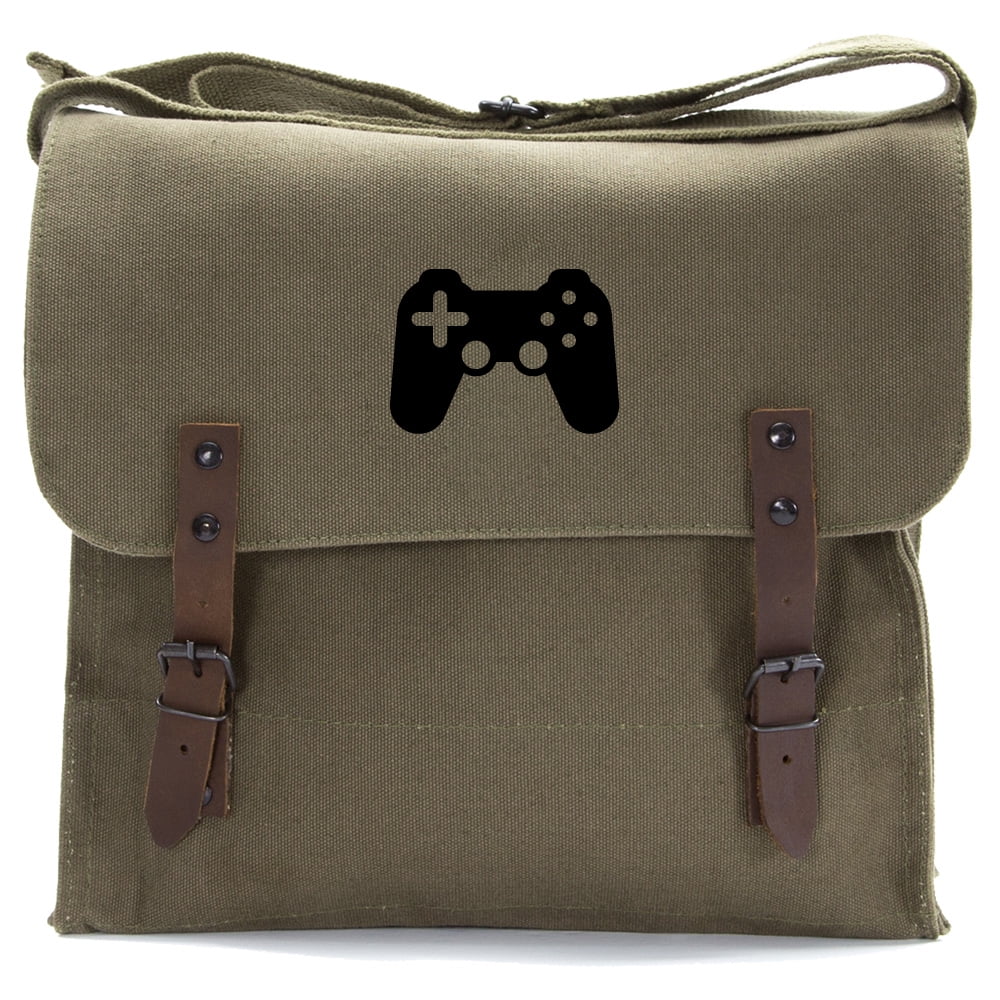 playstation 4 controller Heavyweight Canvas Medic Shoulder Bag in Olive ...