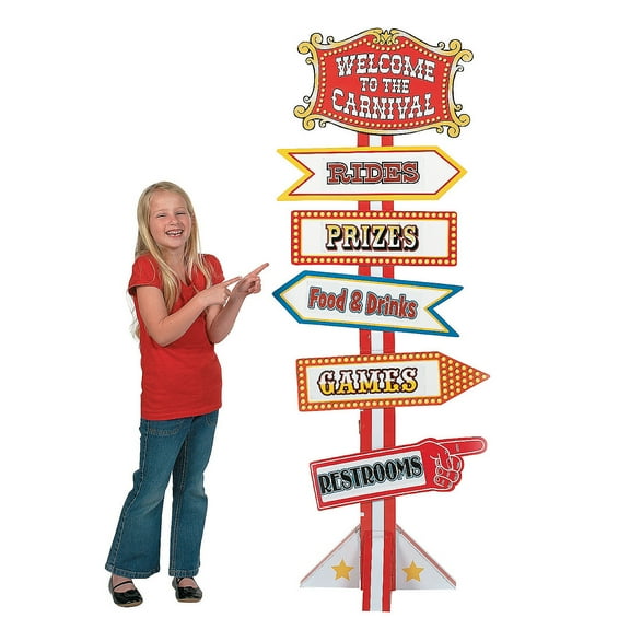 Whimsical Christmas Directional Sign - Home Decor - 1 Piece - Walmart.com