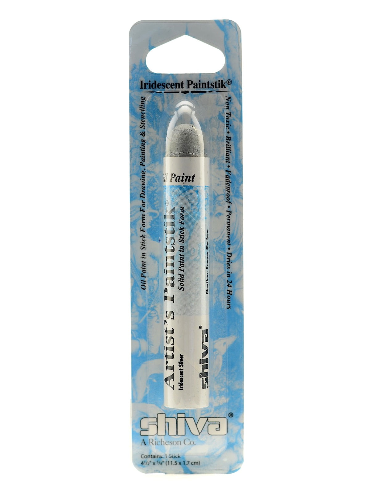 Artist's Paintstik Oil Colors silver iridescent (pack of 2) - Walmart.com