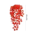 Artificial Maple Leaf Branch Faux Fall Leaves Stem Autumn Decoration ...