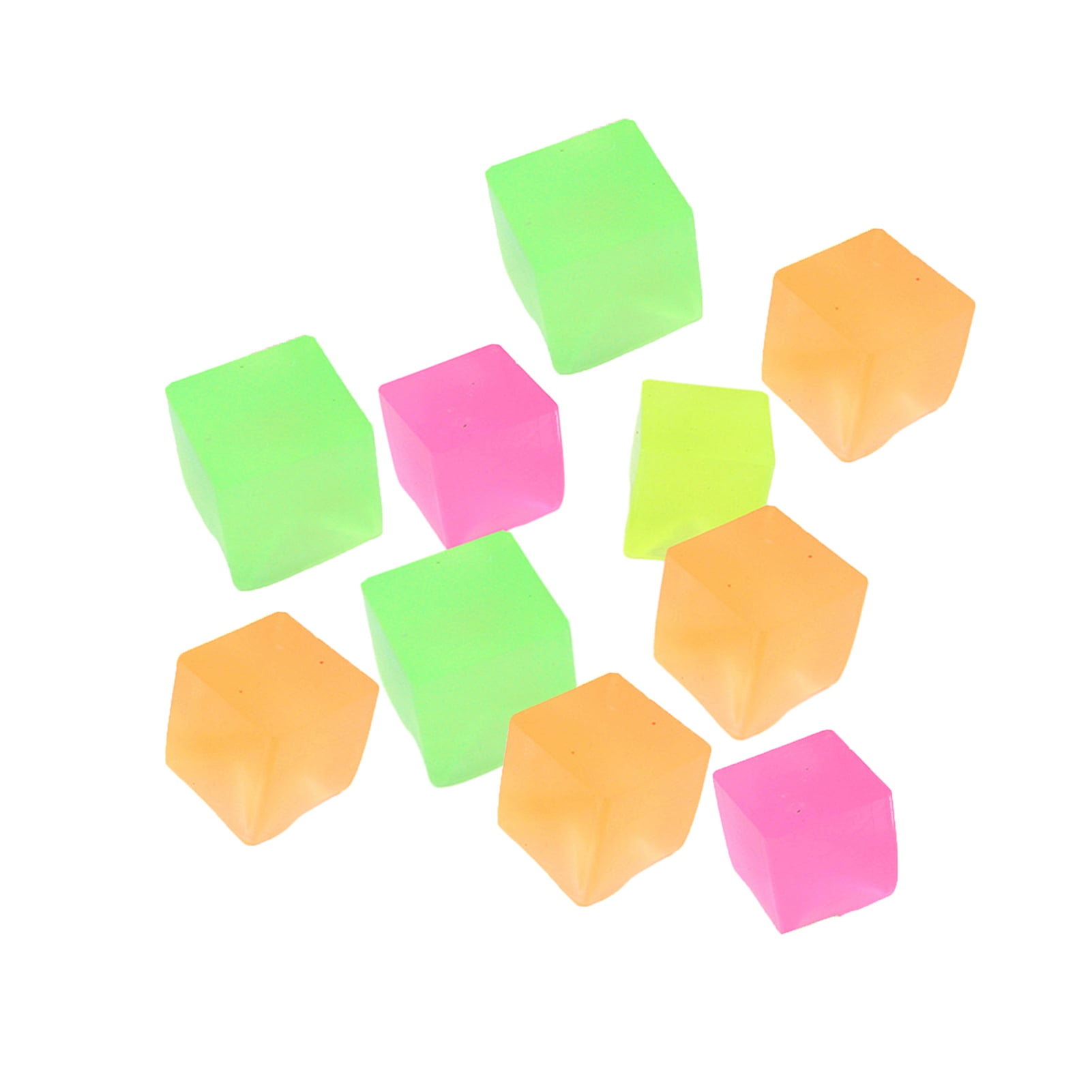 10-Piece Soft TPR Ice Cube Squeeze Toys Quick Recovery, Flexible Soft ...